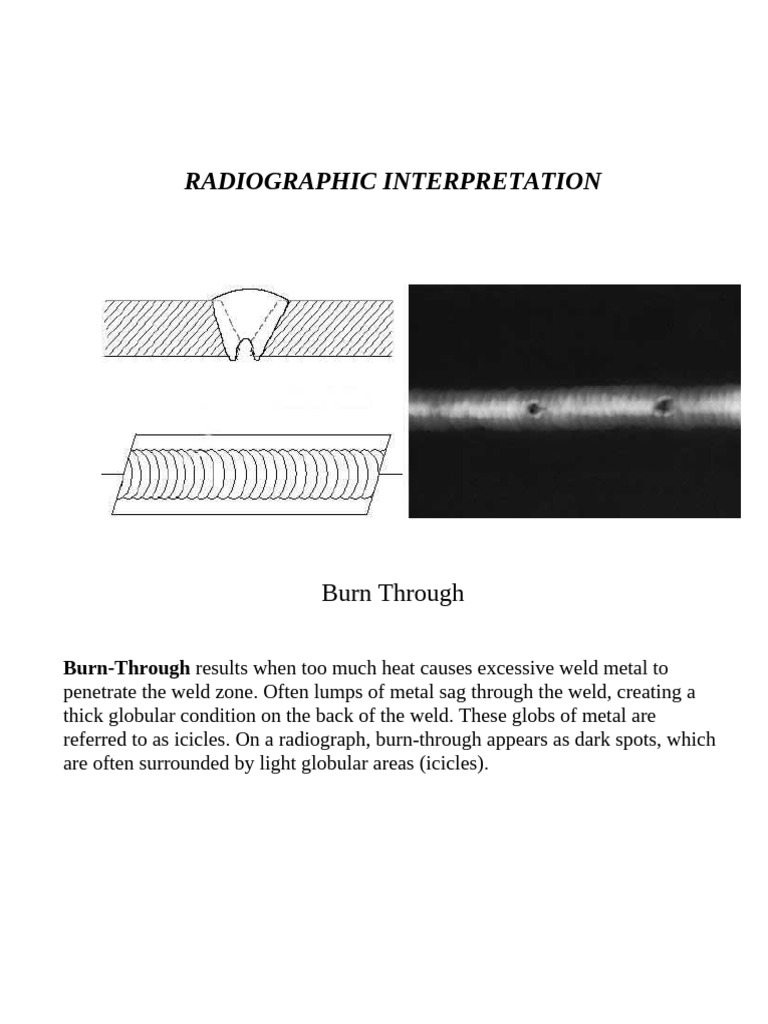 RADIOGRAPHIC INTERPRETATION | PDF | Welding | Construction
