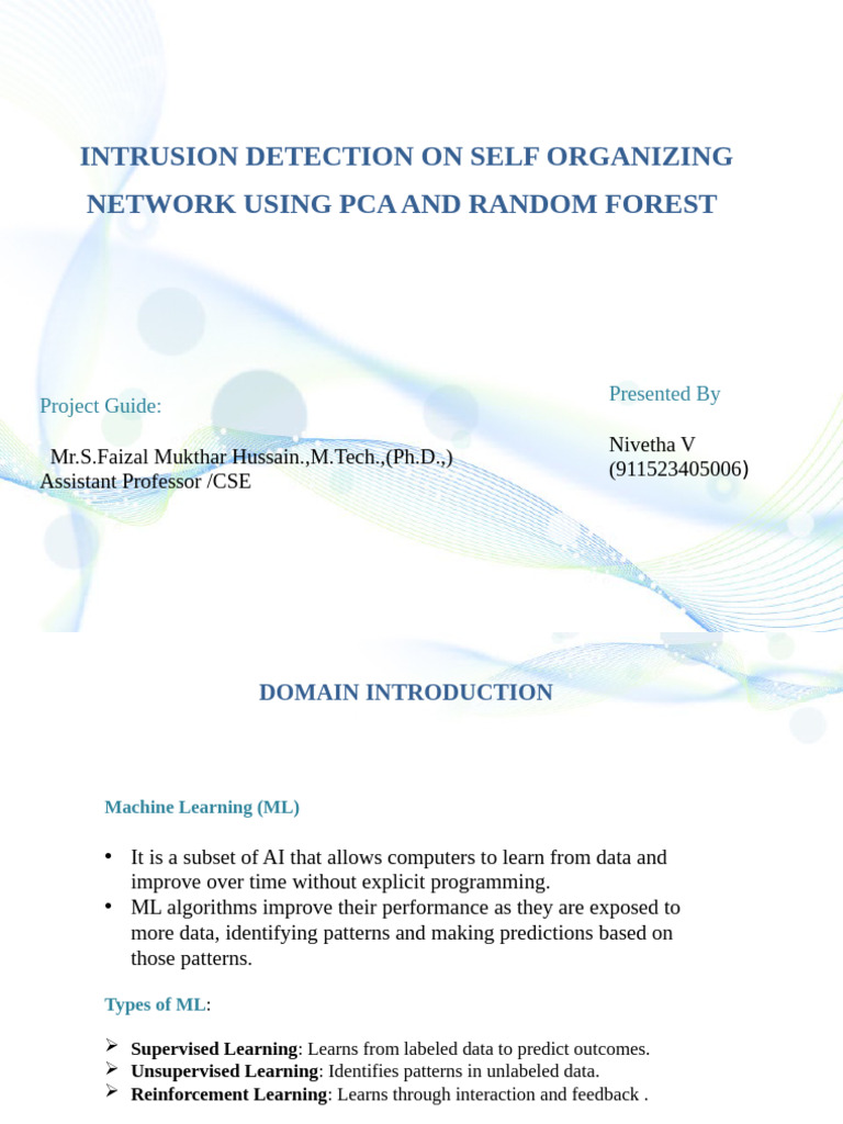 Ids.ppt | PDF | Principal Component Analysis | Machine Learning
