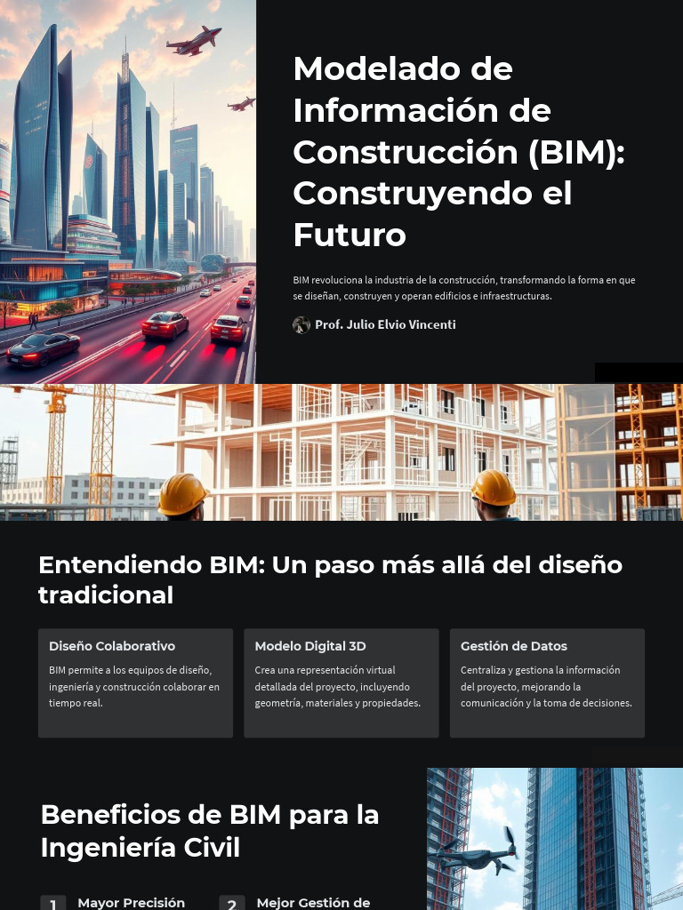 Modelado de Informacion de Construccion BIM Construyendo El Futuro | PDF | Inteligencia ...