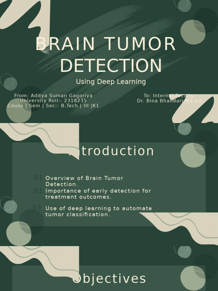Deep Learning for Brain Tumor Detection | PDF | Brain | Brain Tumor