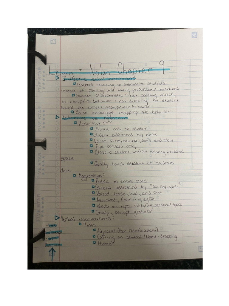 Levin and Nolan Guided Question Notes | PDF