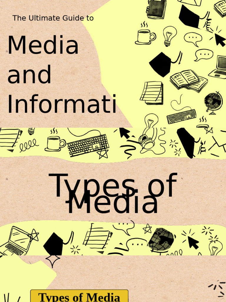 Lesson No. 3 Types of Media | PDF