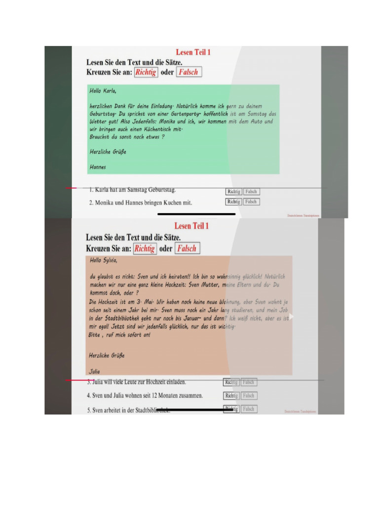 Lesen 4 | PDF