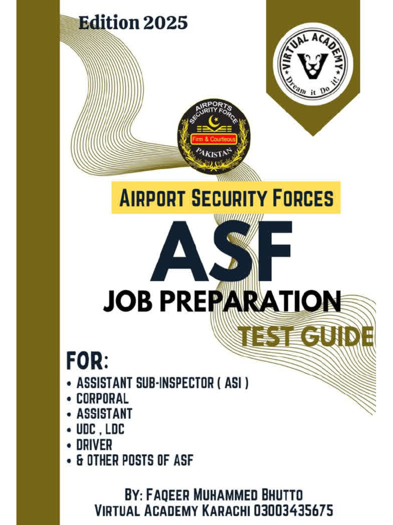 ASF Test(Carporal &ASI)Guide | PDF