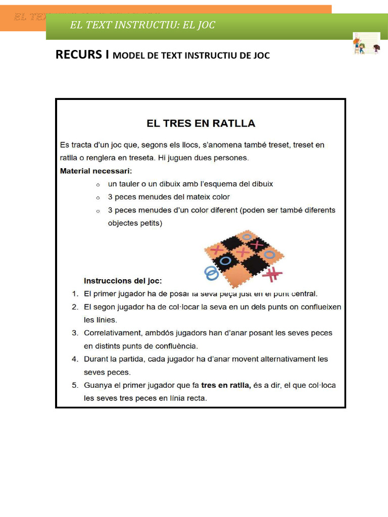 Text Instructiu Recurs Model I | PDF