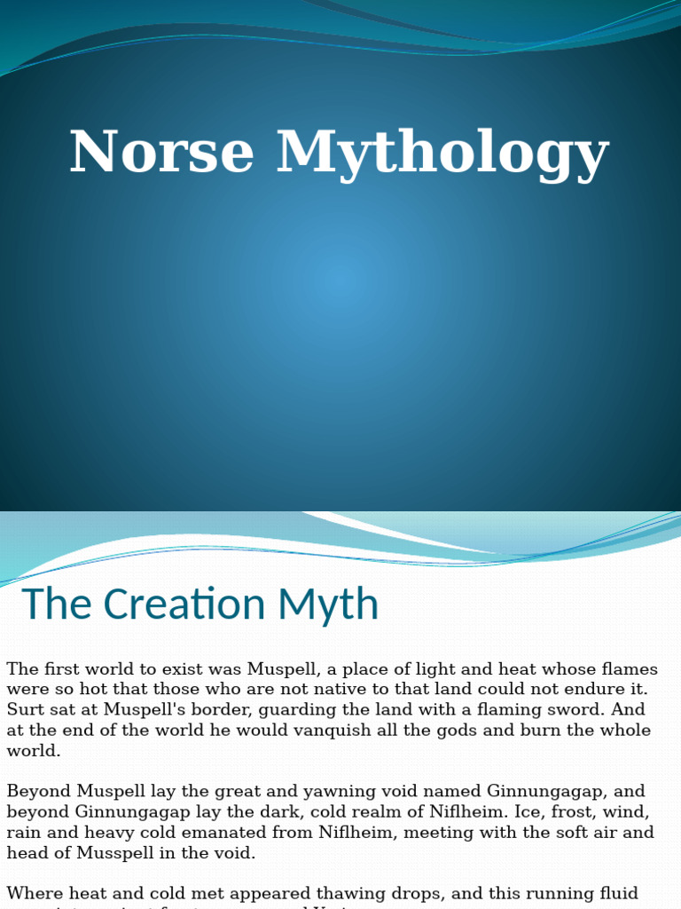NorseMythology.ppt | PDF | Loki | Norse Mythology