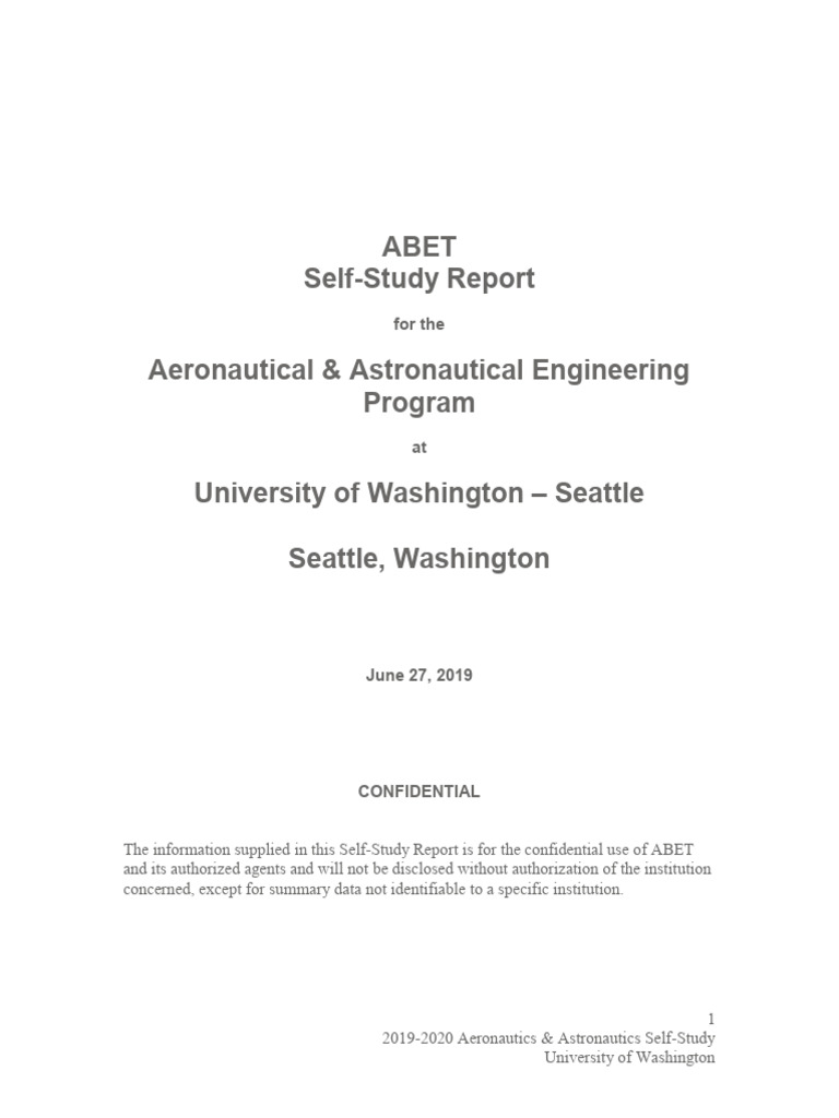 2019_SelfStudy_ABET-FINAL_AA_06272019 | PDF | University And College Admission