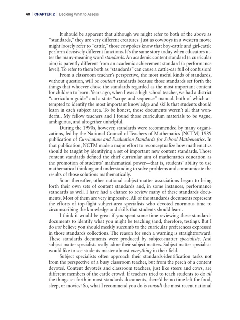 Classroom Assessment WTNTK-pages-31 | PDF | Curriculum | Teachers