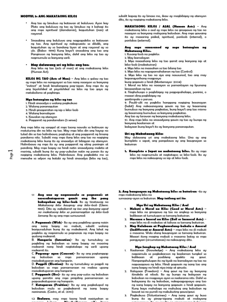 Second-Quarter-Lecture-EsP10 | PDF