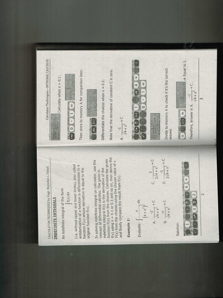 Integral Calculus Calc Tech | PDF