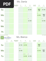 Orchlon International School Timetable 2022 | PDF