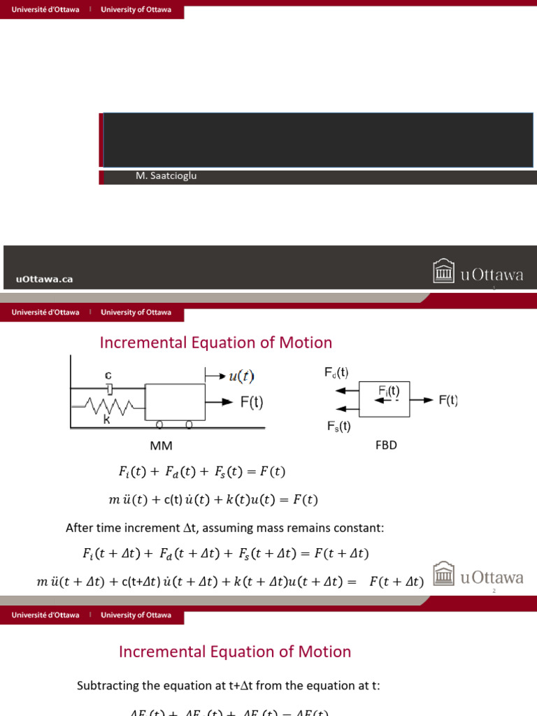 Incremental Dynamic Analysis Guide | PDF | Elasticity (Physics) | Tangent