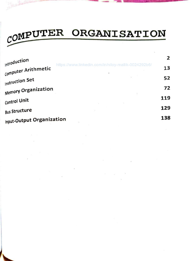 Computer Organisation | PDF