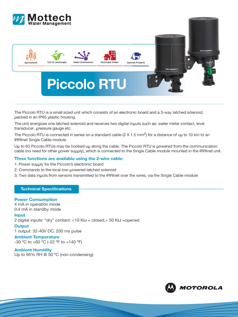 Piccolo RTU | PDF