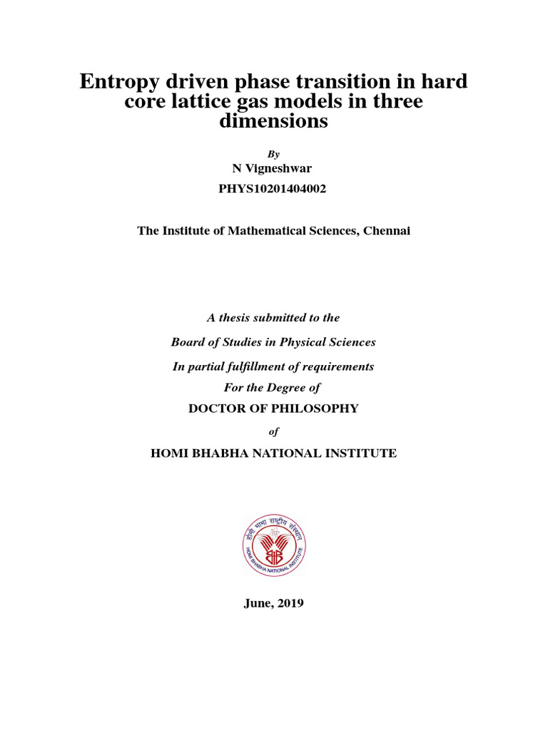 HBNI Th170 | PDF | Liquid Crystal | Crystal Structure
