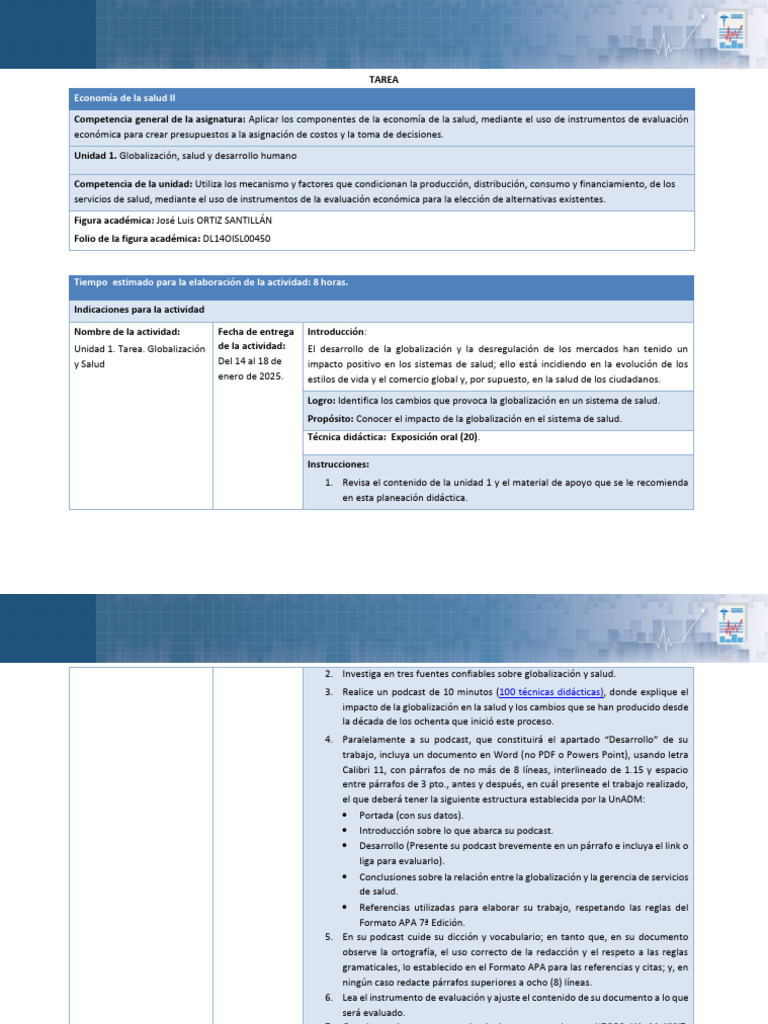 PD U1 Heco2 | PDF | Presupuesto | Evaluación