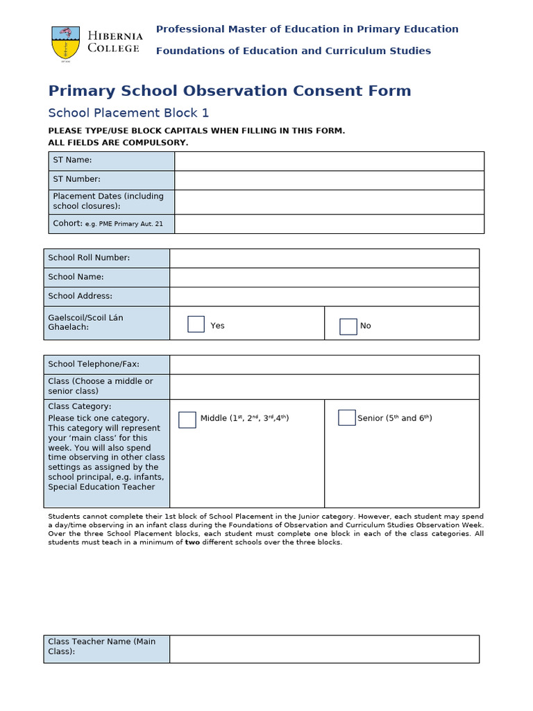PMEP SP Foundations Observation Consent Form_english | PDF