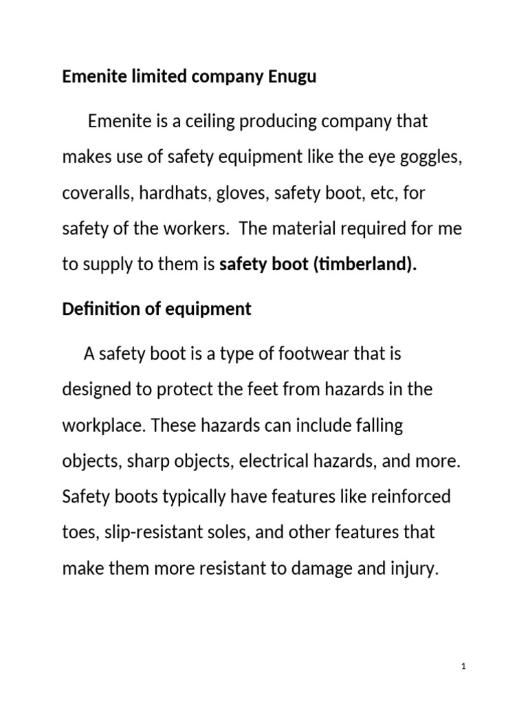 Emenite limited-WPS Office | PDF | Safety | Reliability Engineering