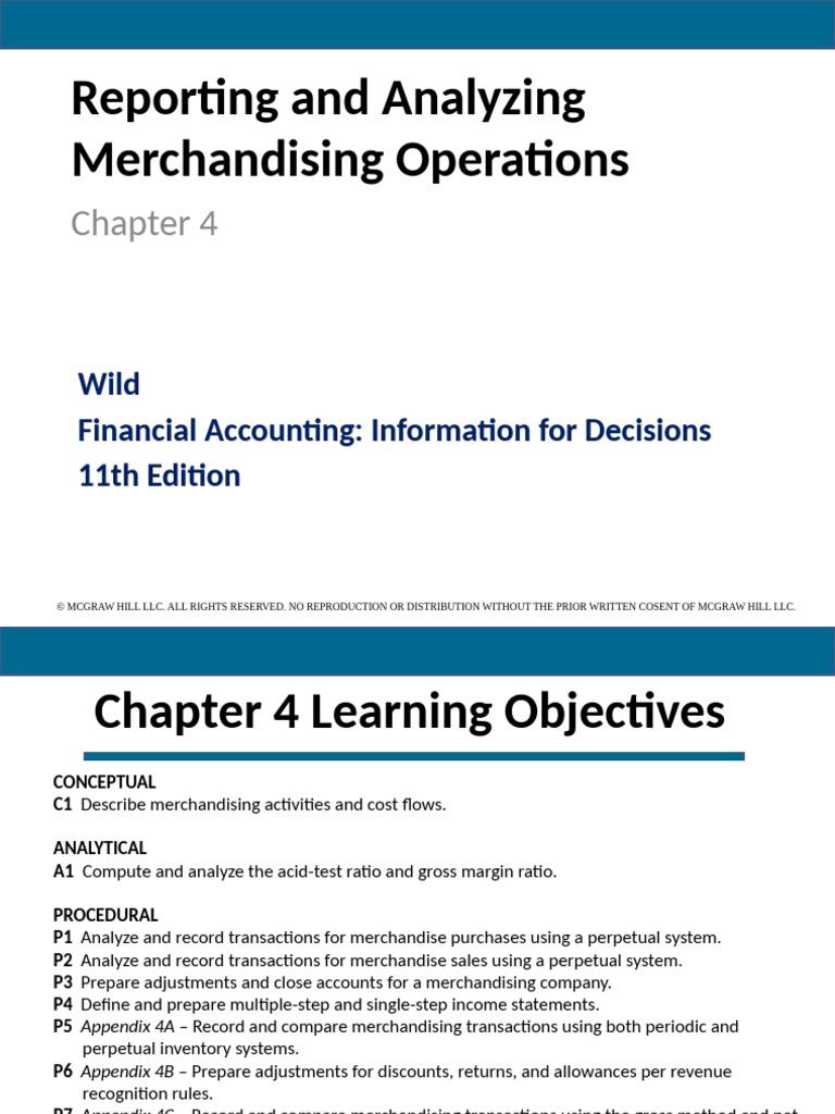 Wild Fa 11e Ch04 | PDF | Debits And Credits | Accounts Payable