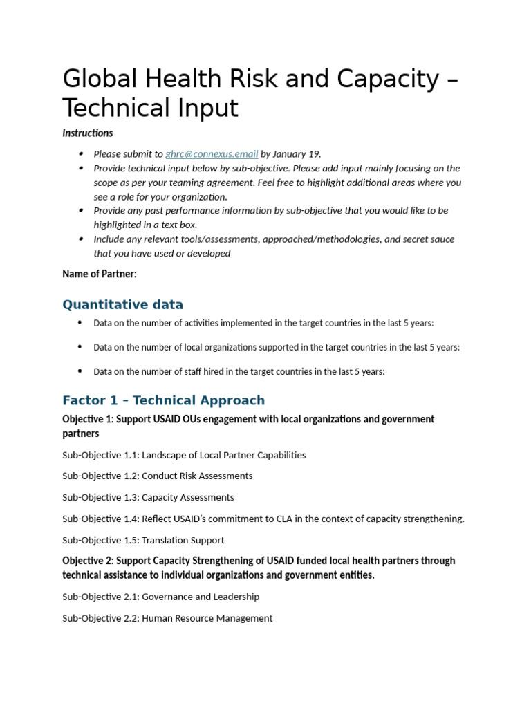Global Health Risk and Capacity | PDF | Global Health | United States ...