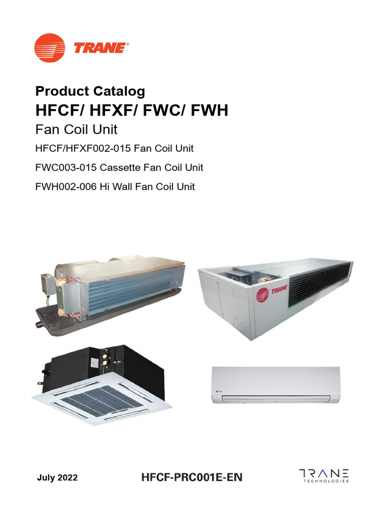 CATALOG - HFCF HFXF FWC FWH - EN-Jul 22 | PDF | Water | Inductor