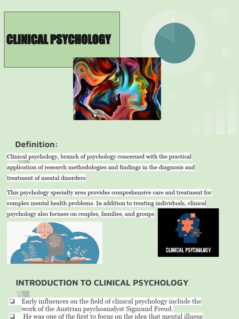 Clinical Psych Presentation | PDF | Psychotherapy | Cognitive ...