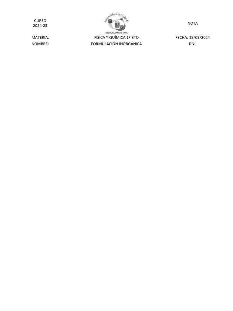 Inorg 2 Grupo 1 | PDF