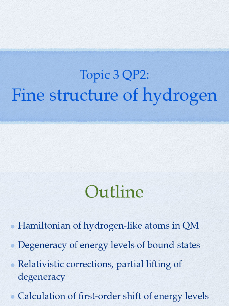 Lecture3-QP2-2016 | PDF | Theoretical Physics | Quantum Mechanics