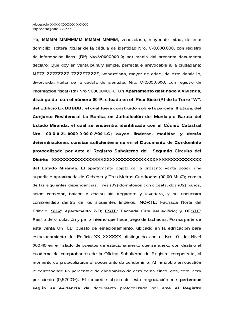 Venta de Apartamento en Baruta, Miranda | PDF