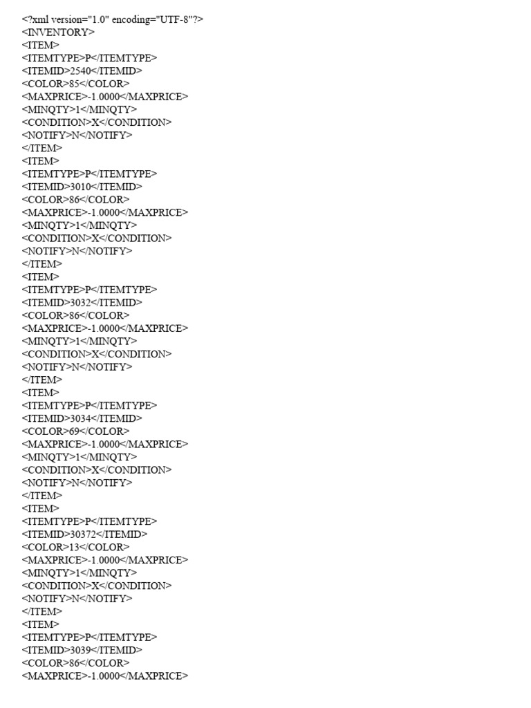 Ryoken Parts List | PDF