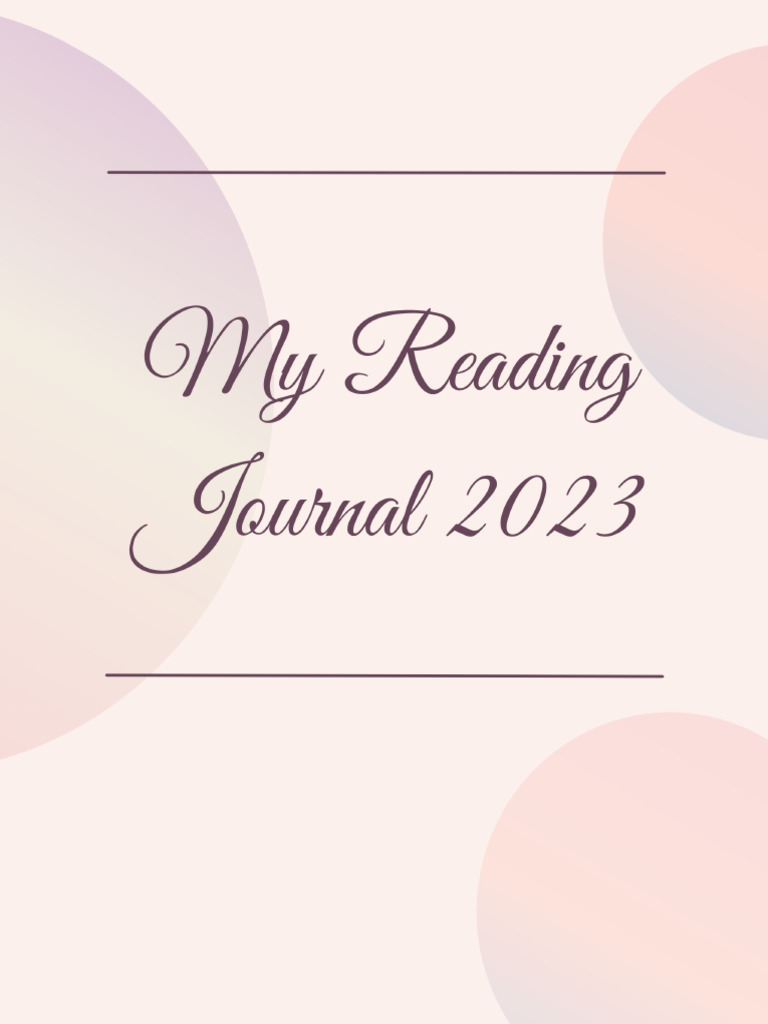 2023 Reading Planner 2 | PDF
