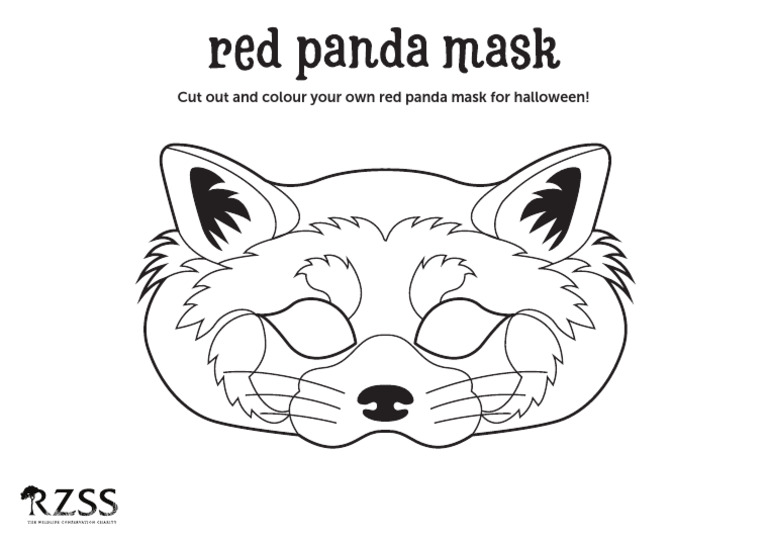 DIY Red Panda Mask for Halloween | PDF
