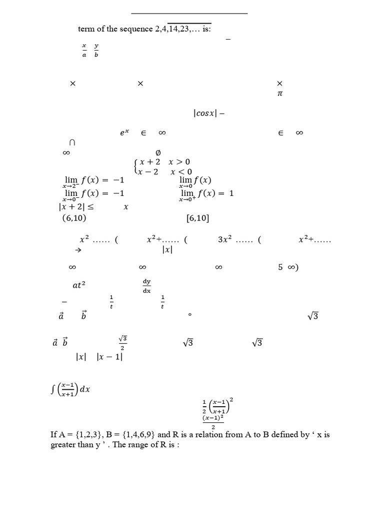 11th Public Creative Questions | PDF | Matrix (Mathematics ...