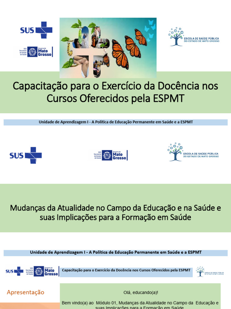 Capacitação para o Exercício Da Docência | PDF | Desenvolvimento ...