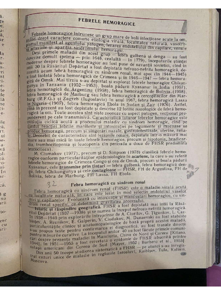 CARTE Febra Hemoragica | PDF