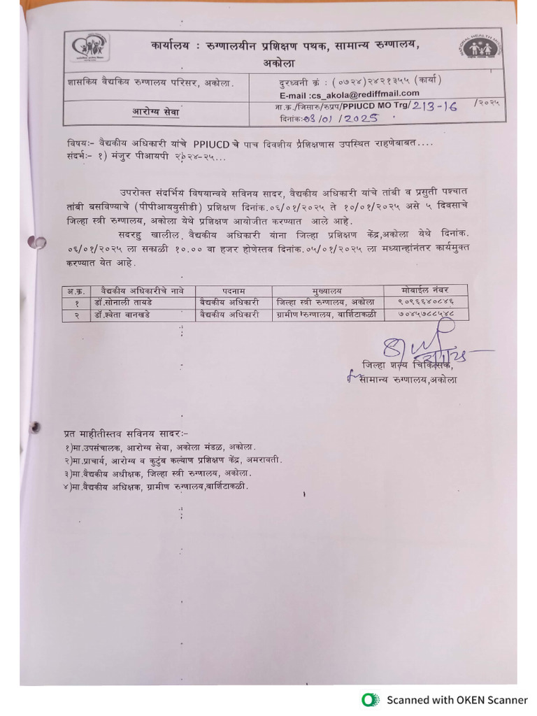 PPIUCD MO Order | PDF