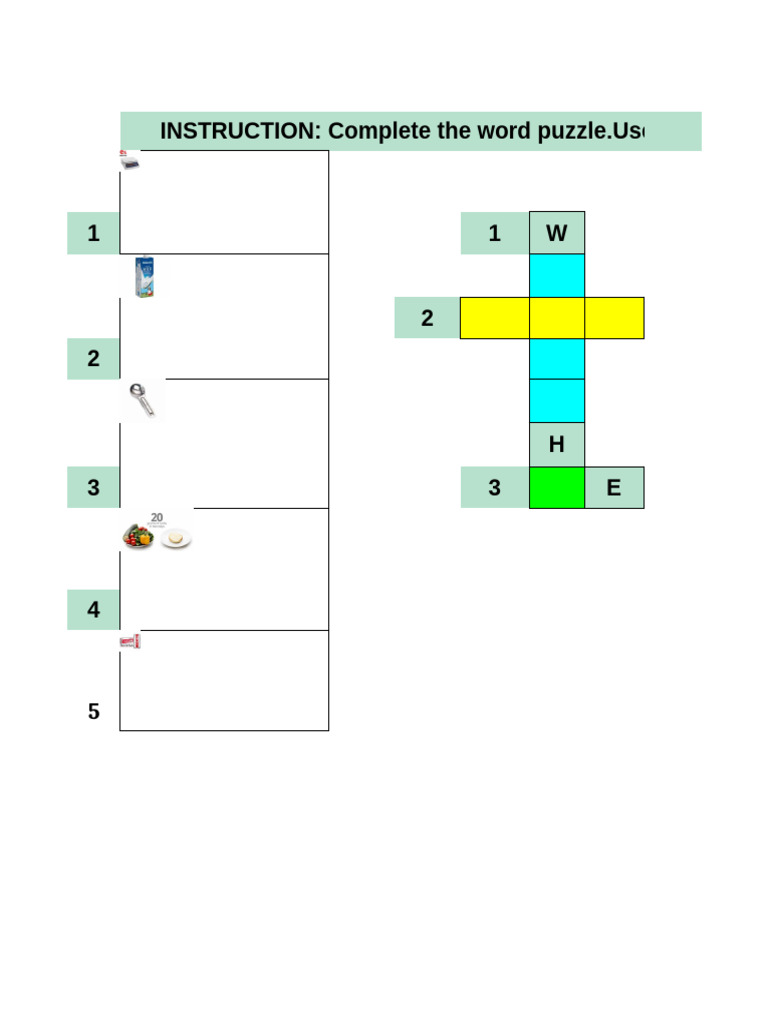 Basic Cooking Lesson 1 | PDF