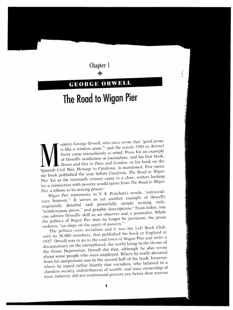 George Orwell's Wigan Pier Analysis | PDF | Economies