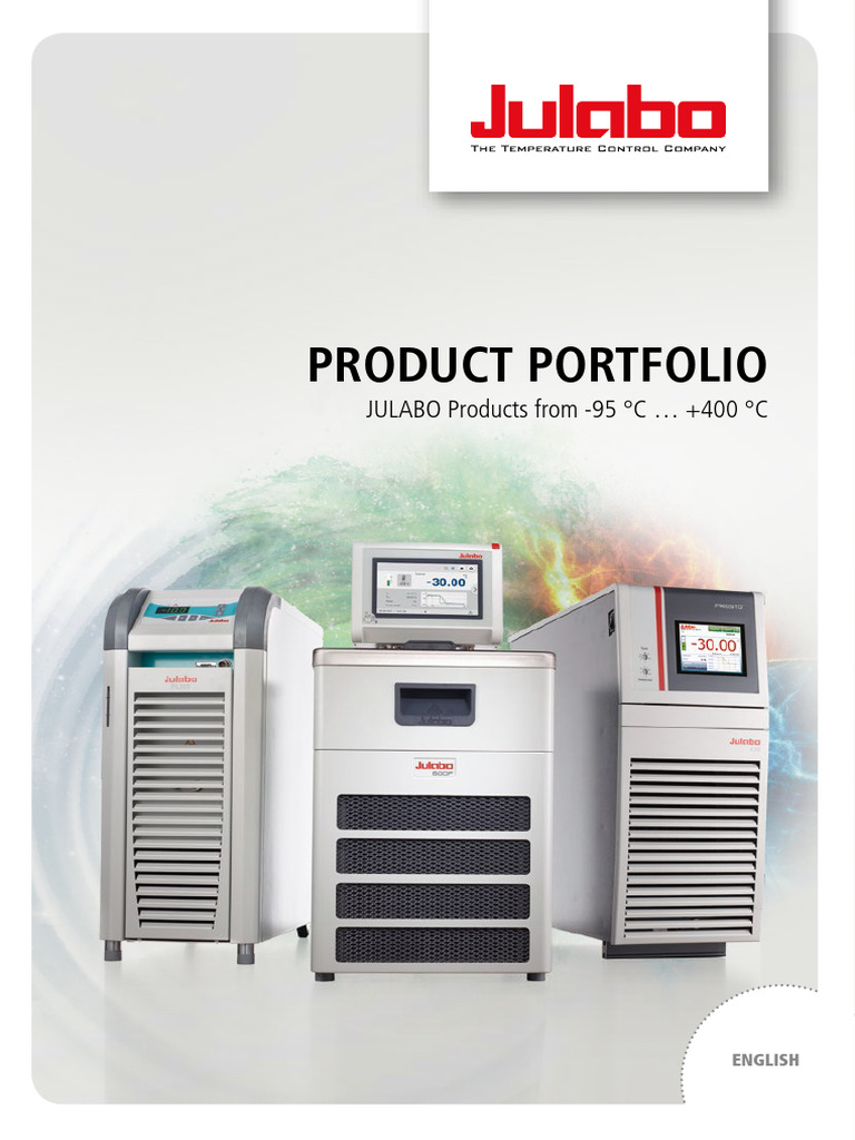 JULABO Temperature Control Solutions | PDF | Refrigeration | Temperature