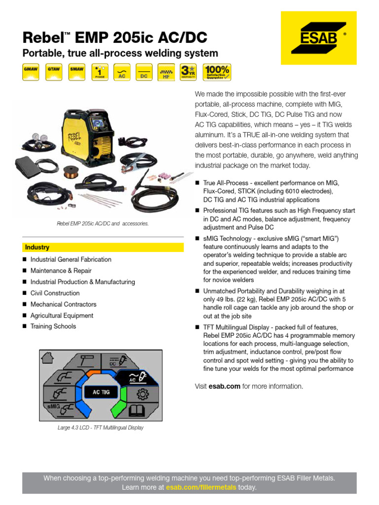 ESAB-0558102553 | PDF | Welding | Construction