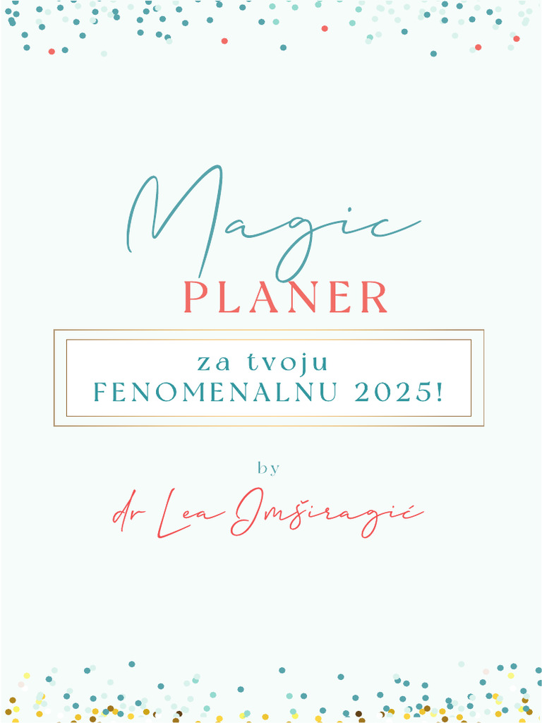 Magic Planer 2025 Type | PDF