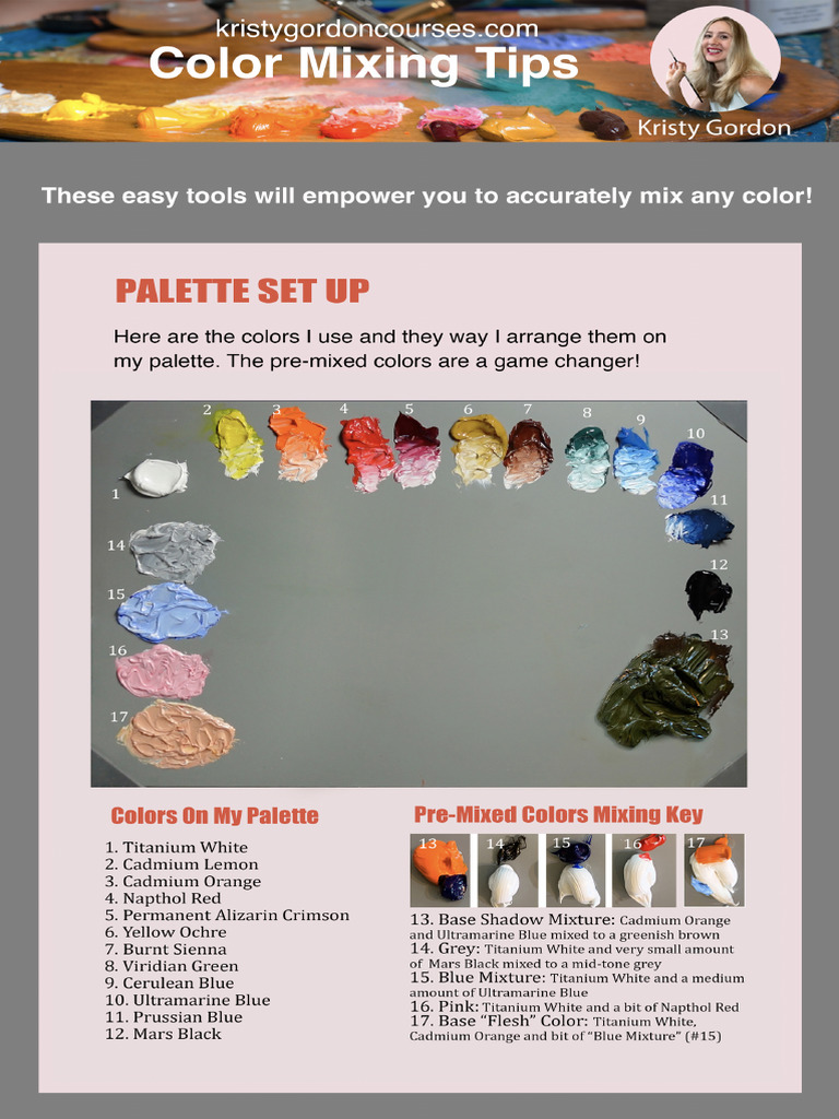 Free Color Mixing PDF | PDF