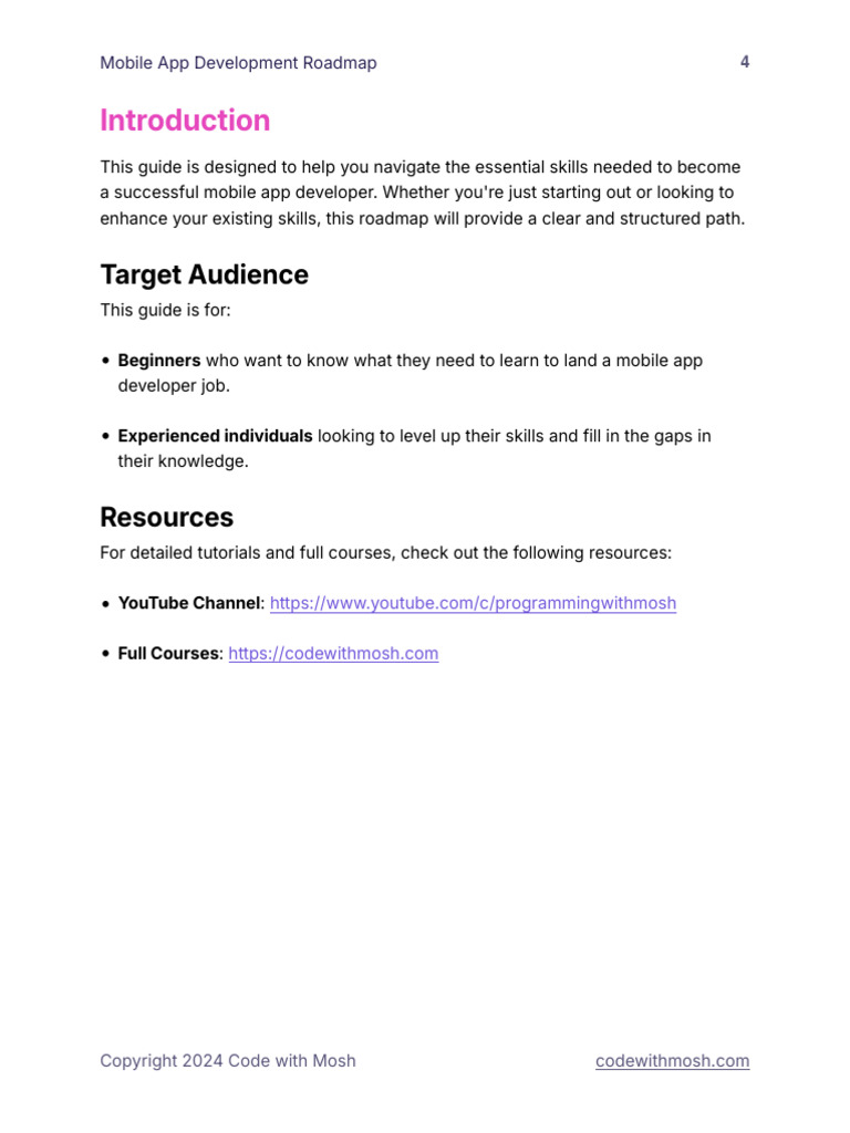 Mobile Roadmap v2 4 | PDF
