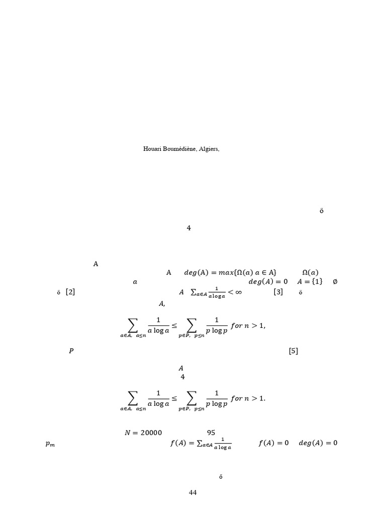 New Proof of Erdős-Zhang Theorem | PDF | Prime Number | Numbers