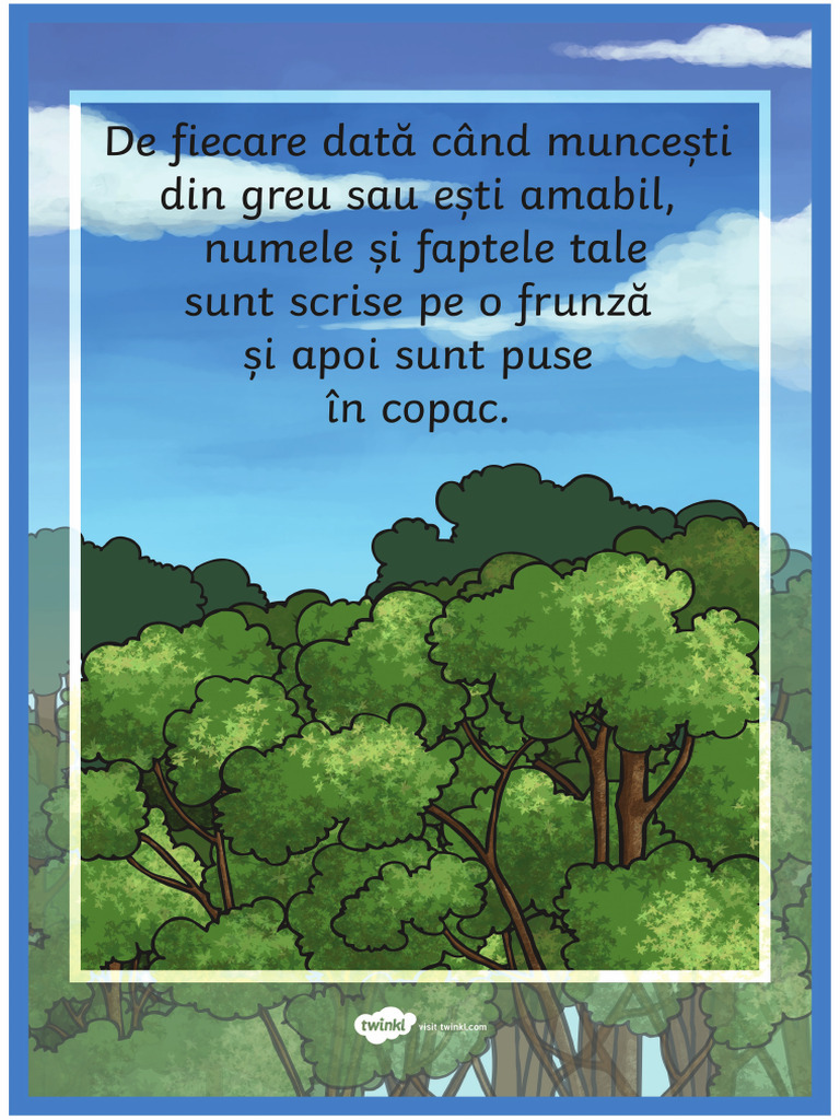 Copacul Realizarilor Plansa Motivationala A3 | PDF