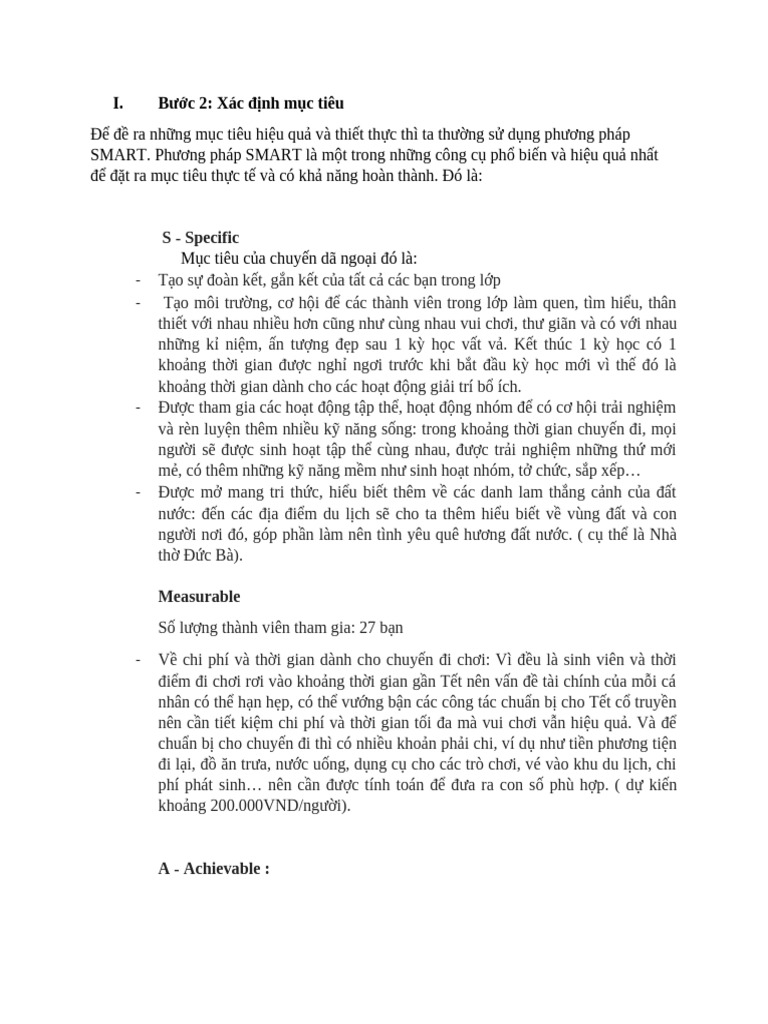 To Chuc Da Ngoai Muc Tieu | PDF