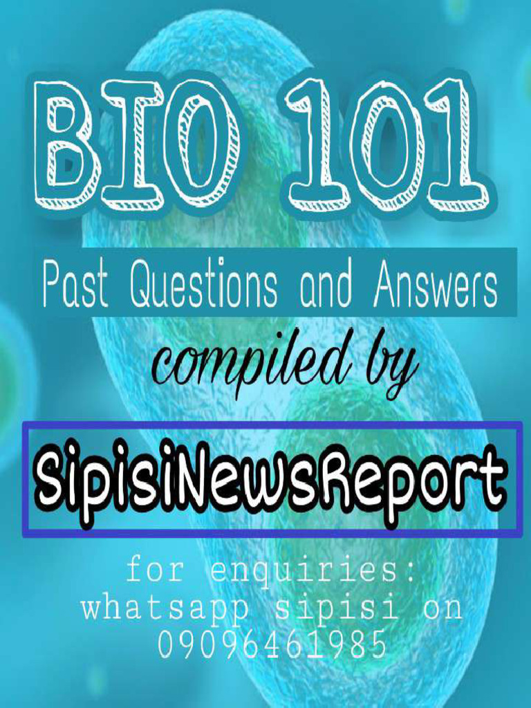 BIO 101 PQ - Compressed | PDF