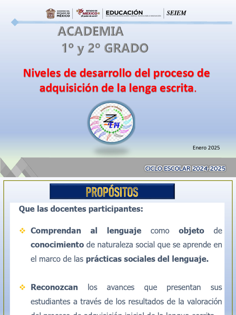 Adquisición de la lengua escrita 2024-2025 | PDF | Sílaba | Alfabeto