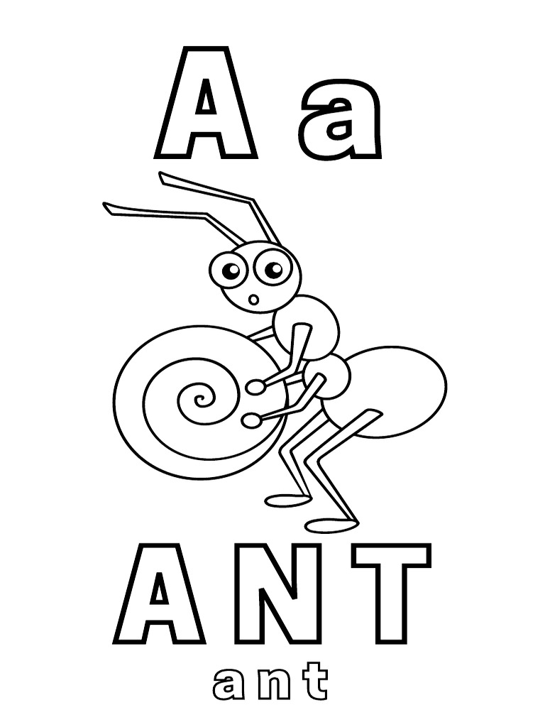 Alphabet Coloring Worksheets | PDF