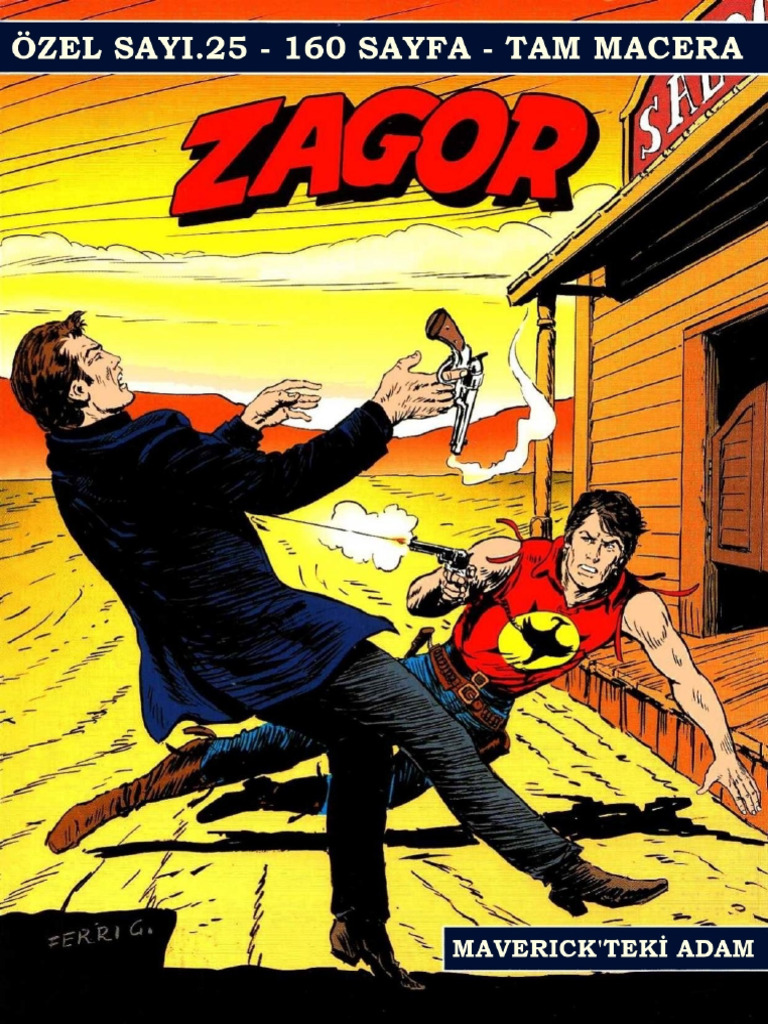 Zagor Özel Sayı 25 Maverick'Teki Adam | PDF